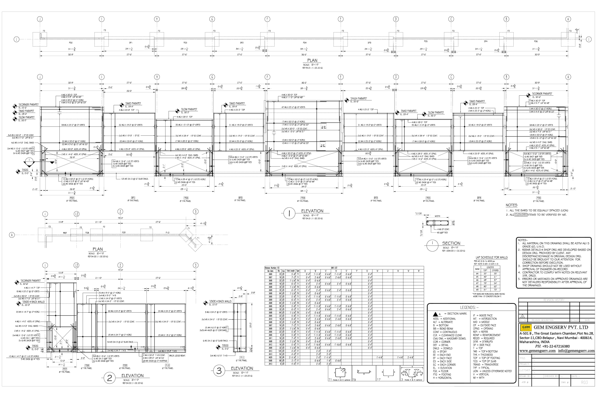 Reinforced Concrete Detailing (RCD) Service | GEM Engserv