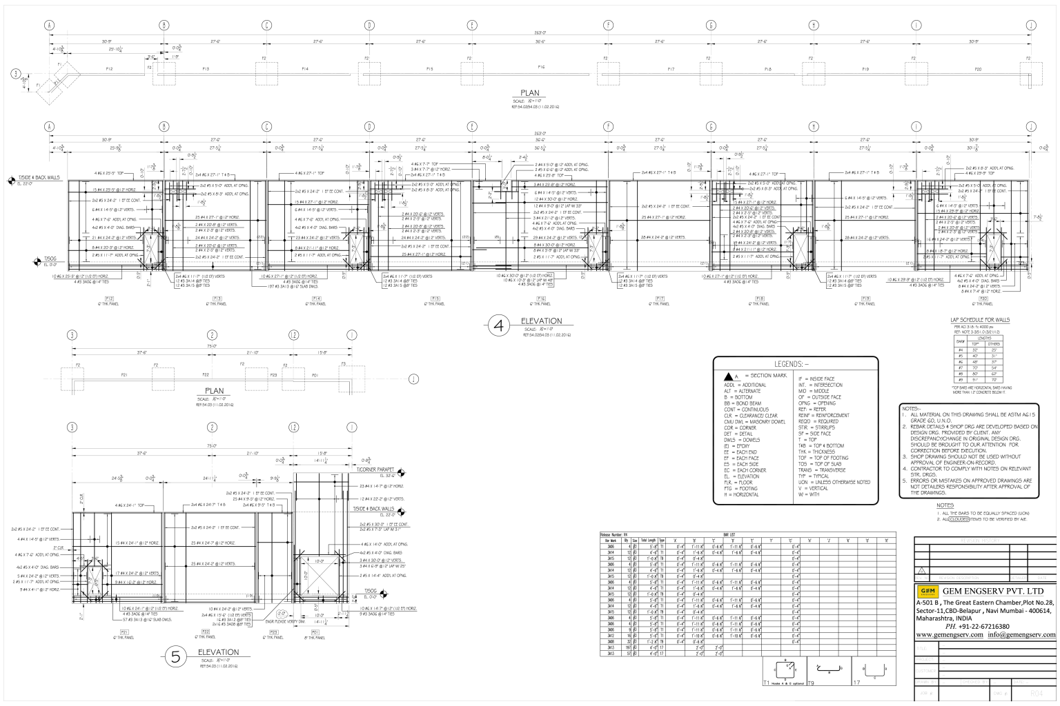 Reinforced Concrete Detailing (RCD) Service | GEM Engserv